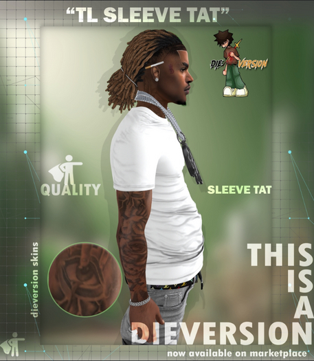 Second Life Marketplace - /DV/ TL Sleeve Tat