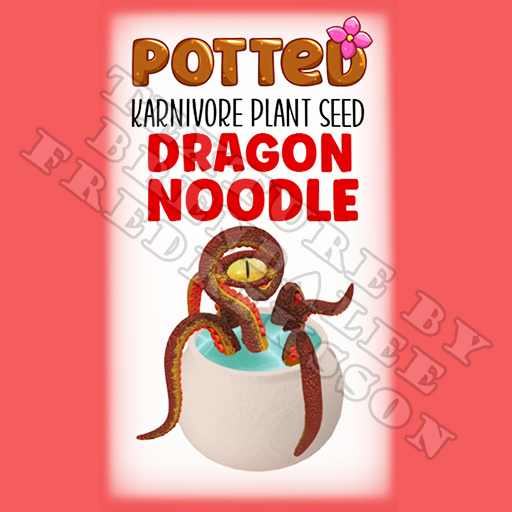 Second Life Marketplace - Potted: Karnivore Plant Seed: Dragon Noodle ...