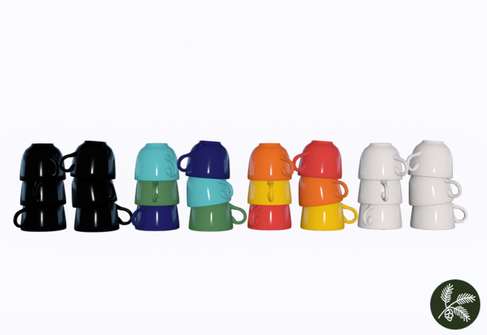 Second Life Marketplace - .spruce. gilmour cafe collection {stacked cups}