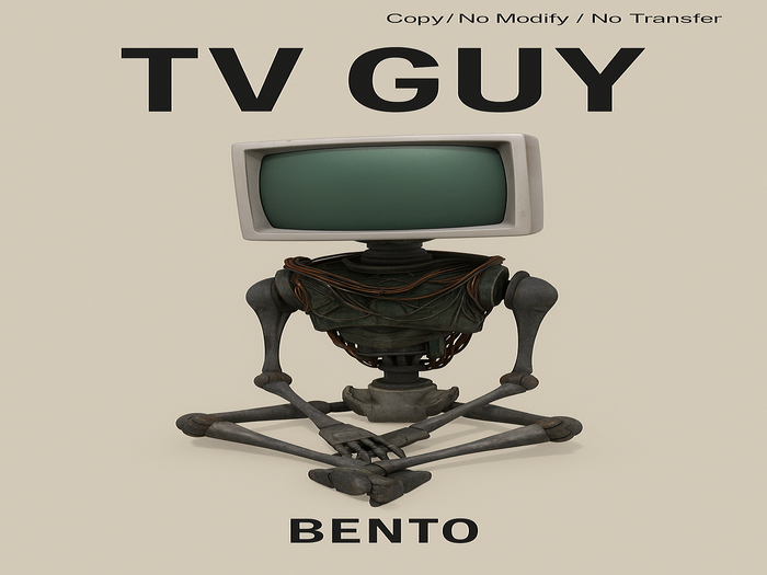 Second Life Marketplace - Sarin - TV Guy Full Avatar - Bento