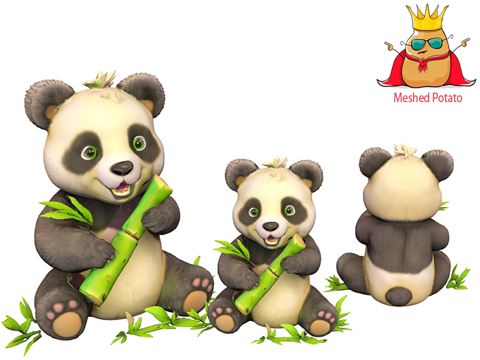 Second Life Marketplace - Eating Panda Full Perm