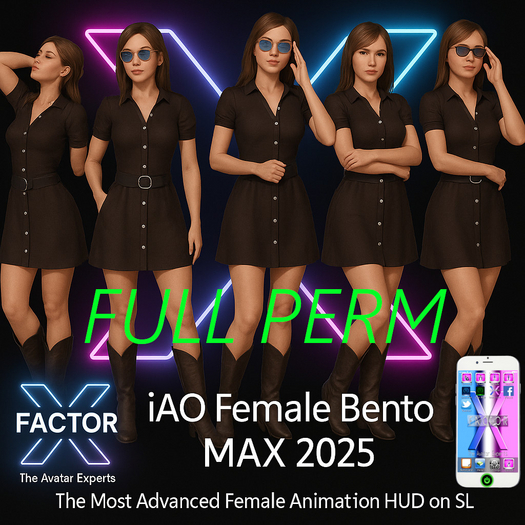 Second Life Marketplace - AO Female Bento Max Full Perm V1.0