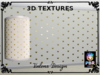 Second Life Marketplace - PBR MATERIALS white & gold Hearts wallpaper ...