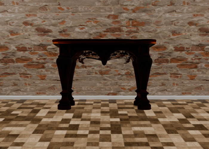 Second Life Marketplace - Wooden table_Traditionalist_Gothic_textured