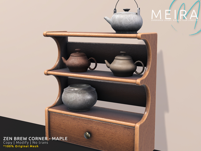 Second Life Marketplace - Meira Zen Brew Corner - Maple