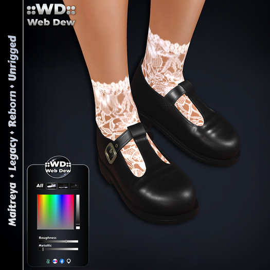 Second Life Marketplace - ::WD:: Shoes Mary Jane - Classic