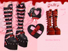 Second Life Marketplace - { Red Blossom } Decora Boots { RED }