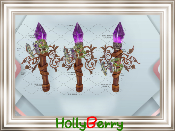 Second Life Marketplace - HB: Crystal Leaf Staff FuLL PERM