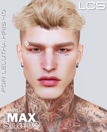 Second Life Marketplace - [LCS] Max Shape - Lelutka Kris 4.0
