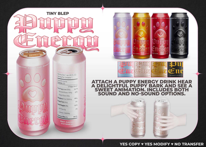 Second Life Marketplace - . Tiny Blep . Puppy Energy