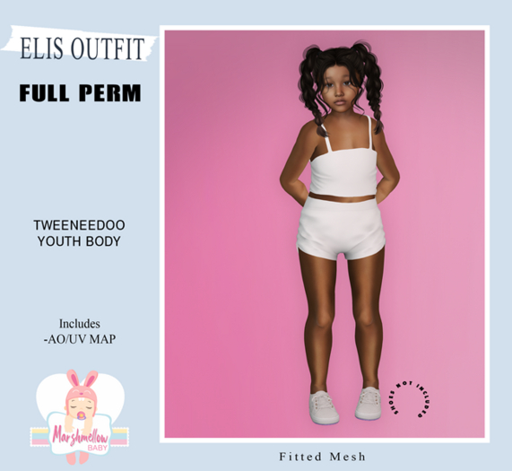 Second Life Marketplace - *MB* Full perm Elis Outfit (tweeneedoo & youth)