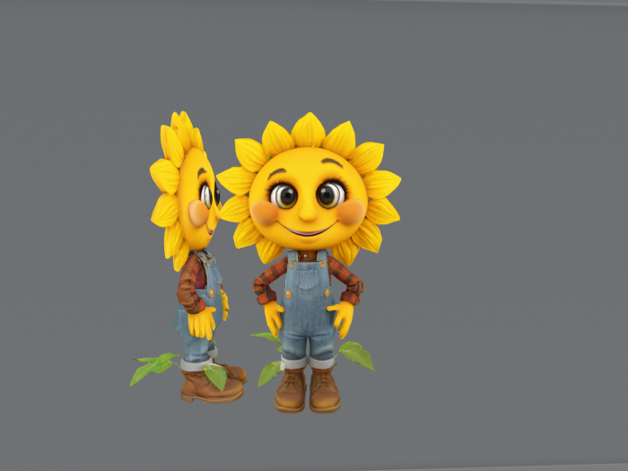 Second Life Marketplace - Sunflower Cartoon FULL PERM
