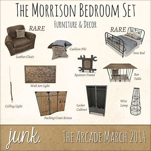 Second Life Marketplace - junk. morrison bar table.