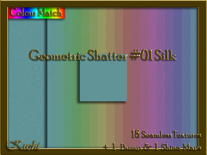 Second Life Marketplace - Geometric Shatter #01 SILK Texture Pack