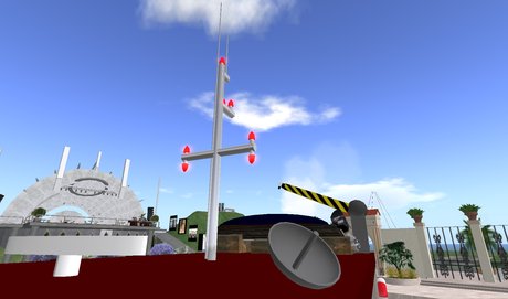 Second Life Marketplace - (Driveable) Boxed Kit-Kat Tug Boat (UNPACK)