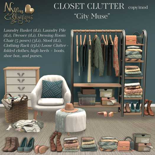 Second Life Marketplace - (NO) Closet Clutter - City Muse