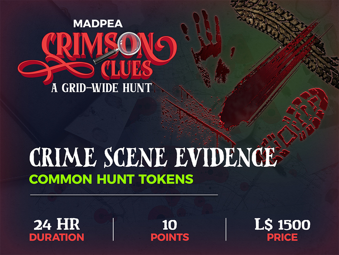 Second Life Marketplace - MadPea Crimson Clues Hunt Object Bundle ...