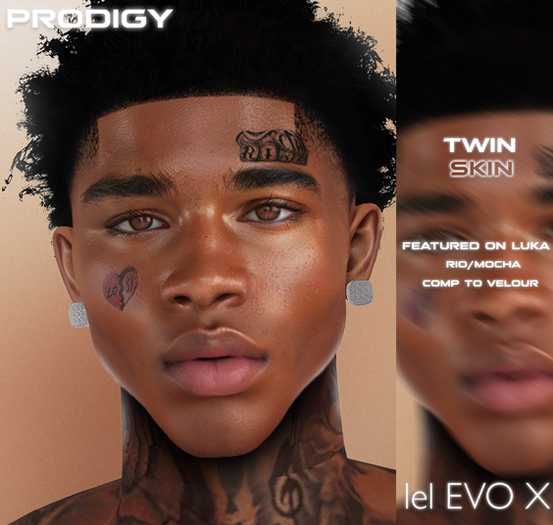 Second Life Marketplace - PRODIGY: TWIN EVO X SKIN (DEMO)