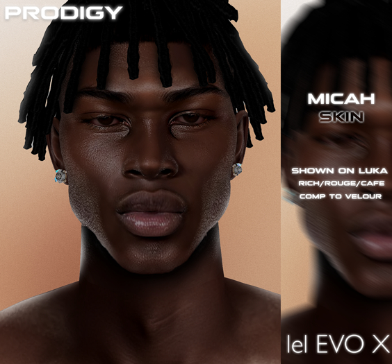 Second Life Marketplace - PRODIGY: MICAH EVO X SKIN (DEMO)