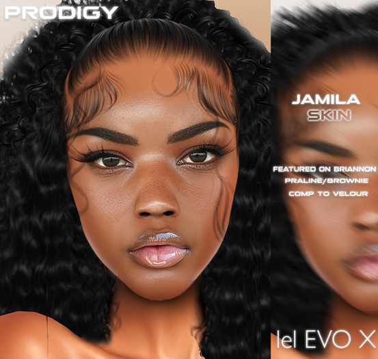 Second Life Marketplace - PRODIGY: JAMILA EVOX SKIN (DEMO)
