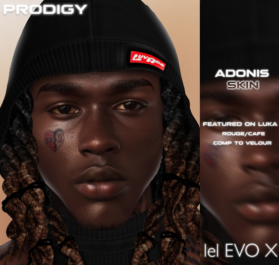 Second Life Marketplace - PRODIGY: ADONIS EVOX SKIN (DEMO)