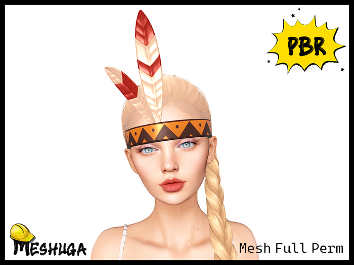 Second Life Marketplace - Meshuga PBR Kawaii Cute Native American ...