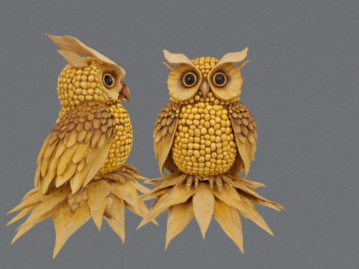 Second Life Marketplace - Corn Owl FULL PERM