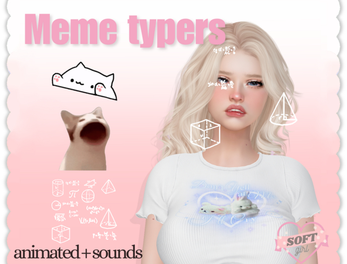 Second Life Marketplace - Soft Girl - Meme Typers