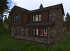 Second Life Marketplace - LH - Log Home - Bearstone stone porch rails MP1AP