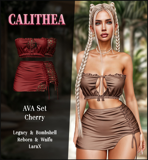 Second Life Marketplace - CALITHEA . Ava Set . Cherry