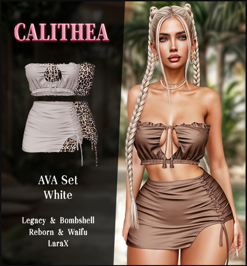 Second Life Marketplace - CALITHEA . Ava Set . White