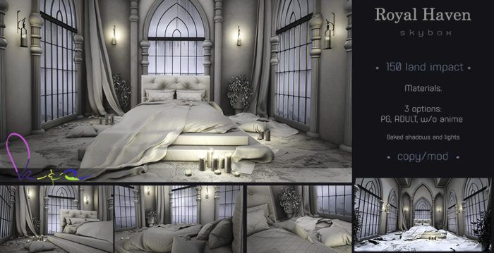 Second Life Marketplace - K&S - // Royal Haven. Skybox w/o anim