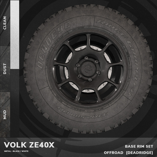 Second Life Marketplace - Di: Volk ZE40X Rims [Offroad] [Base]