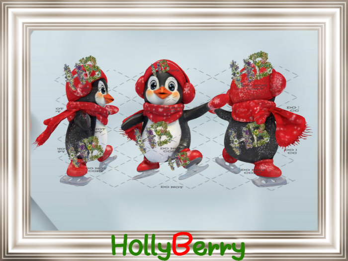 Second Life Marketplace - HB: Winter Skater Penguin FuLL PERM