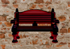 Second Life Marketplace - Garden bench_Neon Noir_Garnet_textured