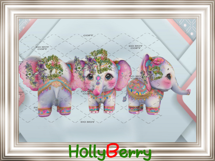 Second Life Marketplace - HB: Chibi Tribal Elephant FuLL PERM