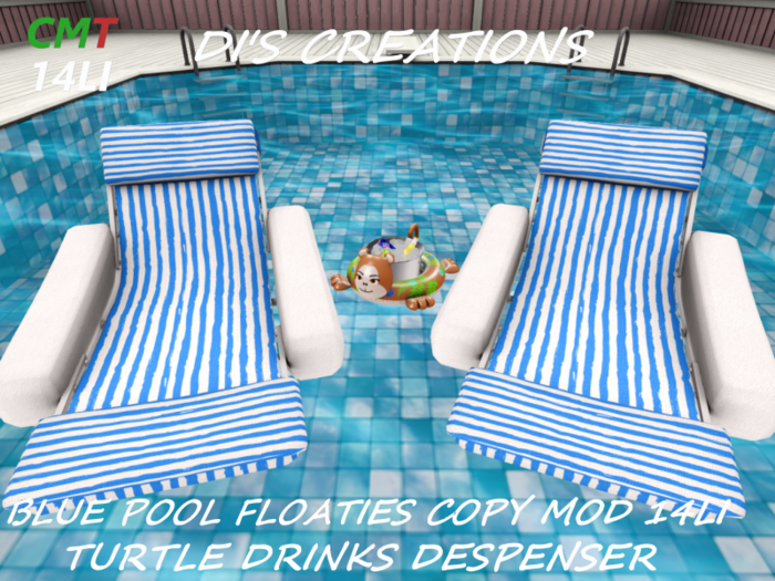 Second Life Marketplace - BLUE POOL FLOATIES PG