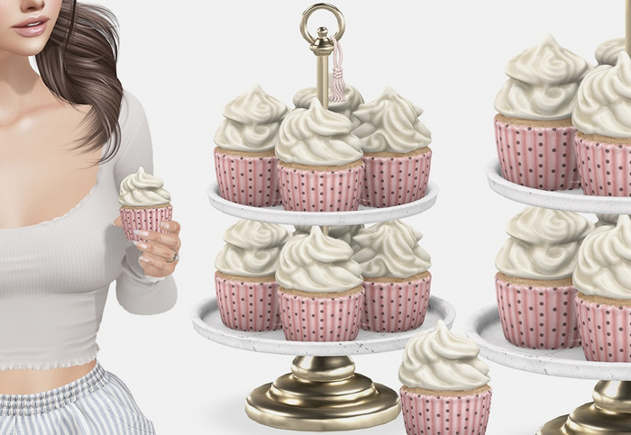 Second Life Marketplace - Dahlia - Slumber Party - Cupcake Dispenser ...