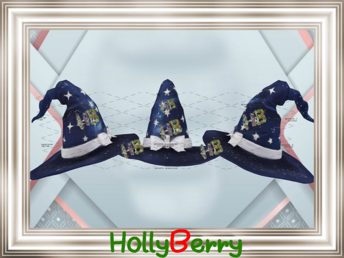 Second Life Marketplace - HB: Starry Wizard Hat prop FuLL PERM