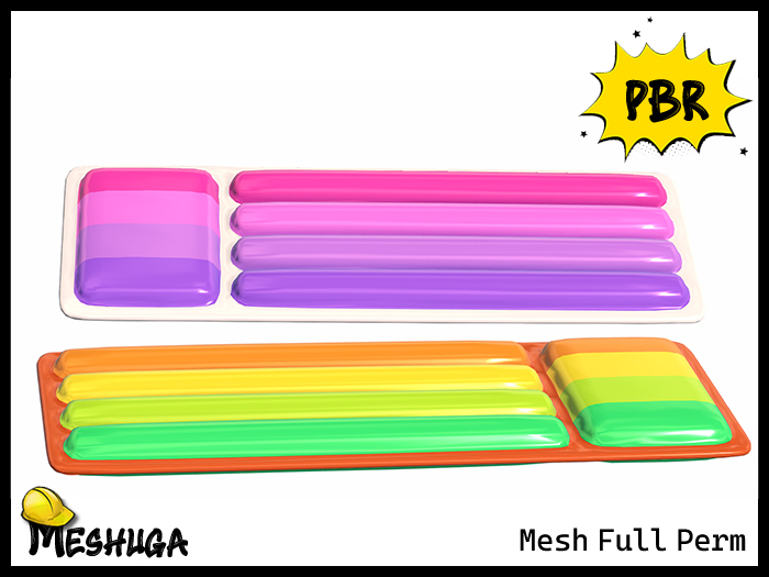 Second Life Marketplace - Meshuga PBR Inflatable Pool Mattress FULL ...