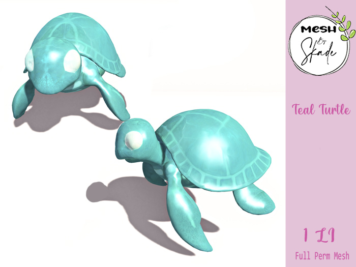Second Life Marketplace - MBS - Teal Turtle FP