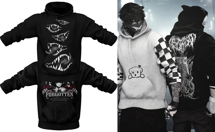 Second Life Marketplace - [DumDum] Iza Hoodie - Fatpack