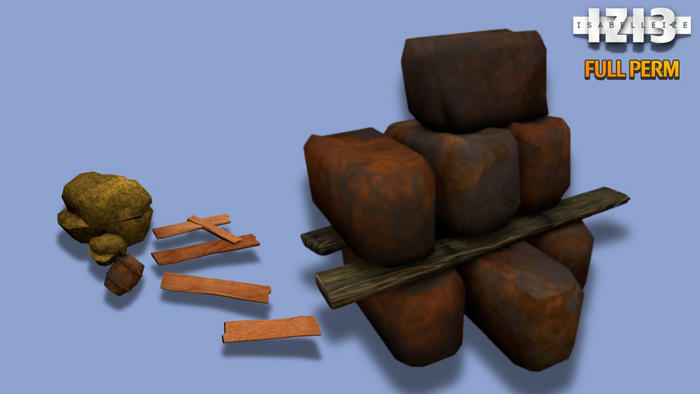 Second Life Marketplace - Mesh Stones & Board Set - Full Perm