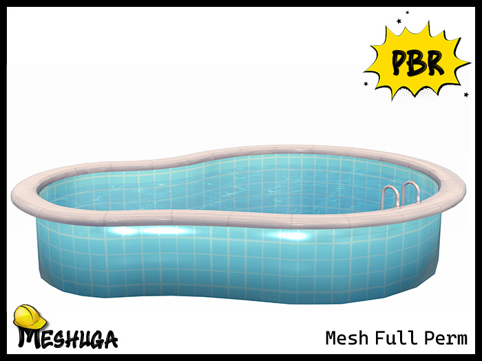Second Life Marketplace - Meshuga PBR Pool FULL PERM MESH