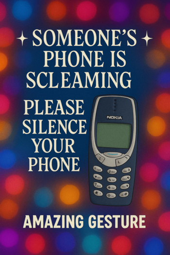 Second Life Marketplace - Nokia Ringtone Funny Gesture – Silence Phone ...