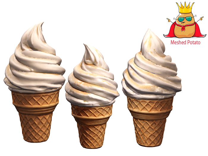 Second Life Marketplace - Soft Serve Ice Cream Full Perm