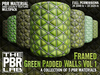 Second Life Marketplace - The PBR Lab - Framed Green Padded Walls Vol 1 ...