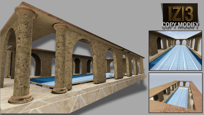 Second Life Marketplace - Mega Olympic Pool - Copy & Modify