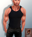 Second Life Marketplace - Brutal Han Tank Top Black Legacy Male