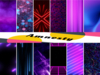 Second Life Marketplace - Neon Cosmic Rainbow Textures 1024X1024 "BOXED"